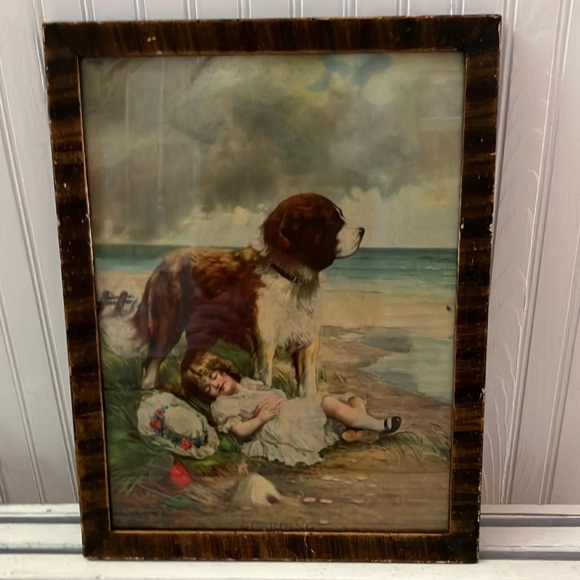 J. Adams | Art | Antique Vintage Jadams Print Early 2th Century ...